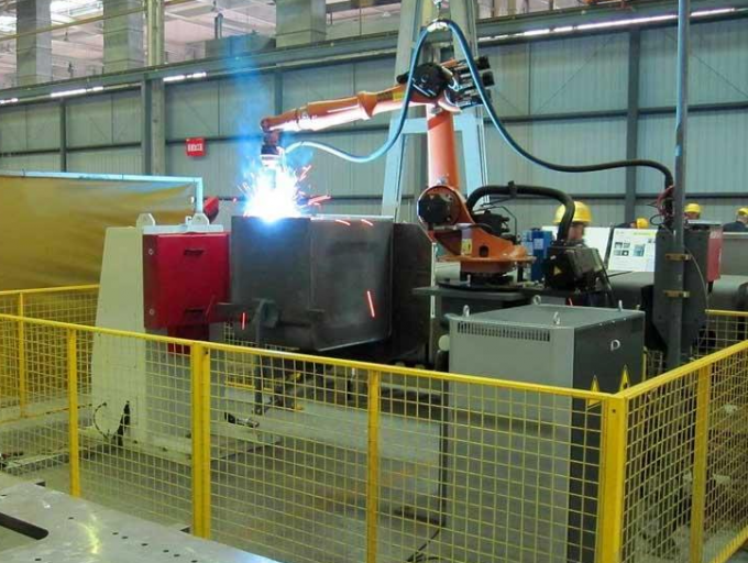 6 Axis Robotic Automatic Laser Welding Machine Pdkj Mig Welder